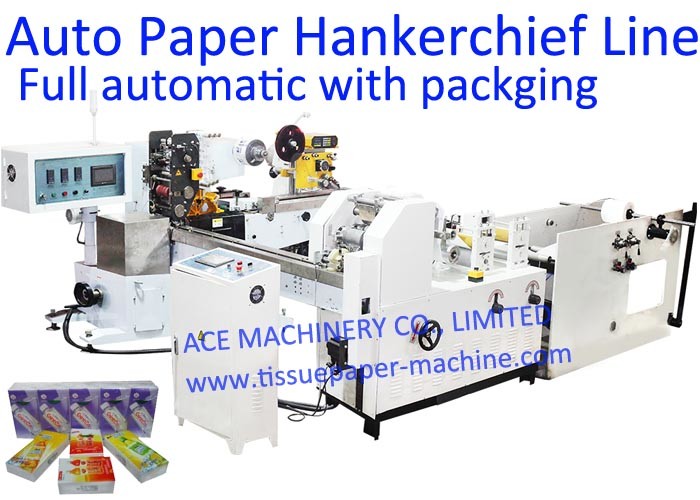 100 Bag/Min Full Automatic Pocket Tissue Paper Machine