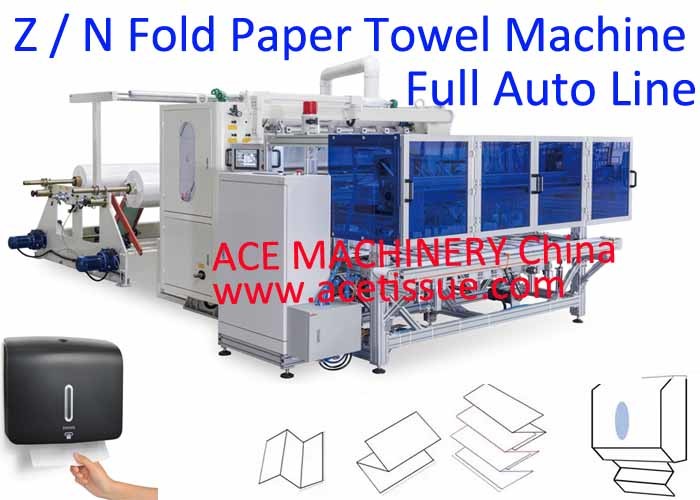 Automatic Z Fold Paper Towel Machine With Auto Transfer System