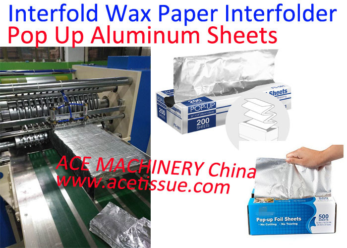 Automatic Interfolded Aluminum Foil Sheets Interfolder Machine For ...